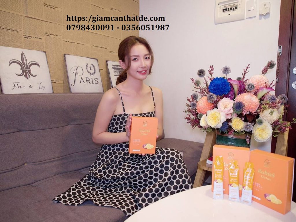 Giảm cân Rubiss Detox - Chính hãng bao giảm 3-8kg mỡ thừa