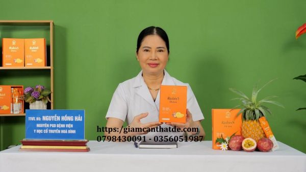 Giảm cân Rubiss Detox - Chính hãng bao giảm 3-8kg mỡ thừa