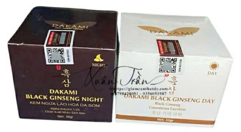 Kem nám sâm đen dakami black ginseng - Joile Phương Trinh