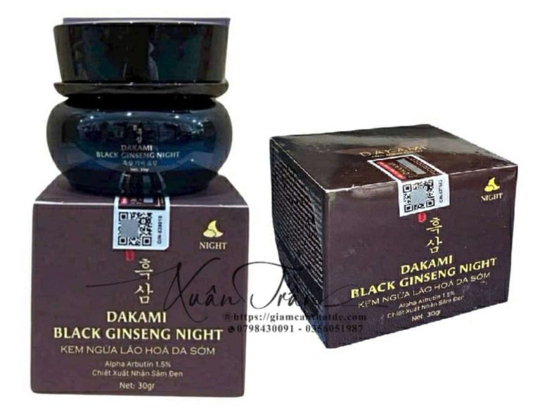 Kem nám sâm đen dakami black ginseng - Joile Phương Trinh